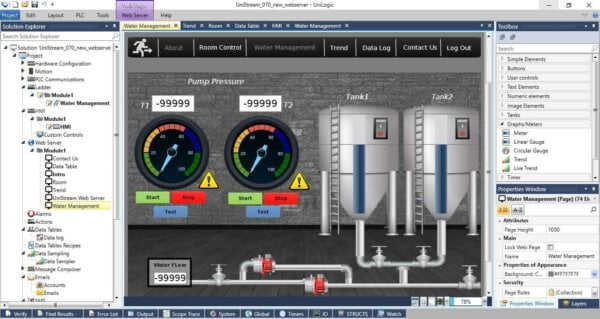 Hướng dẫn thiết kế giao diện Web Server cho PLC từ A đến Z